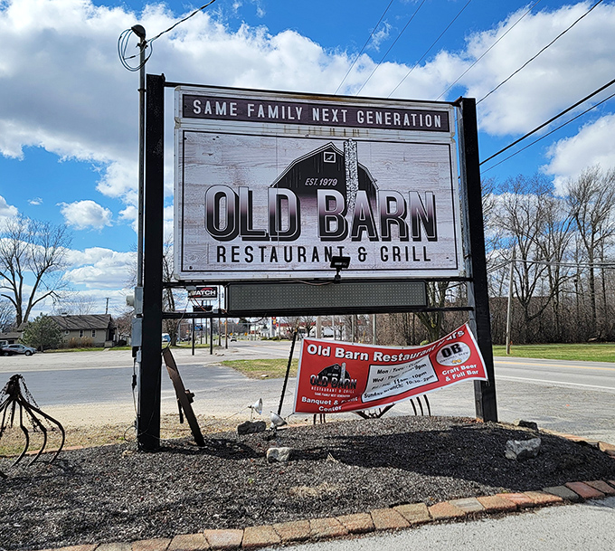 The sign says it all: a family legacy continuing through generations, promising the same quality that's kept folks coming back since 1979.