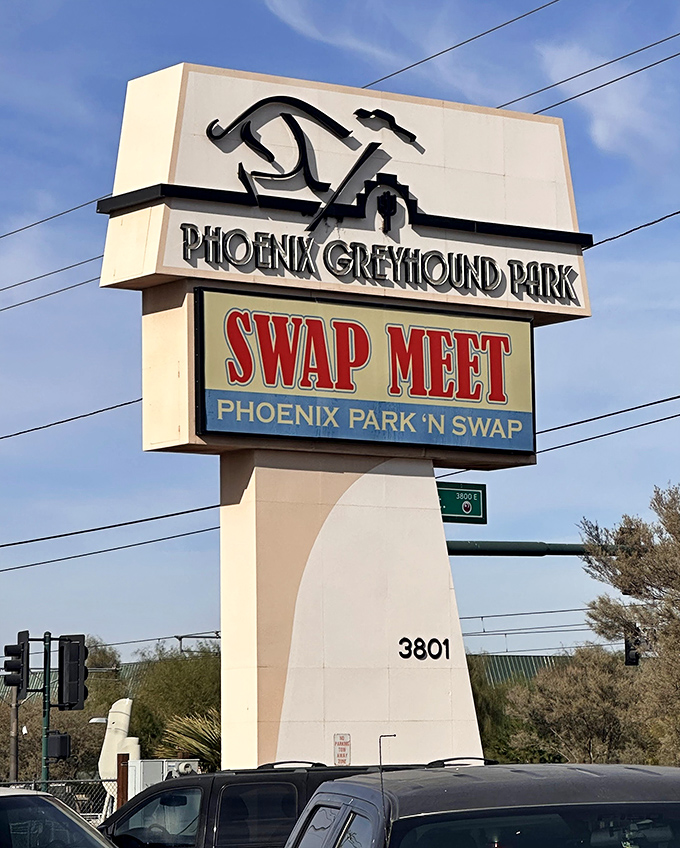 That classic sign has welcomed bargain hunters since greyhounds gave way to greater adventures.