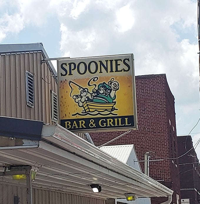 The sign that beckons hungry travelers like a lighthouse guiding ships to safe harbor&mdash;except this harbor is filled with delicious fried food instead of boats.