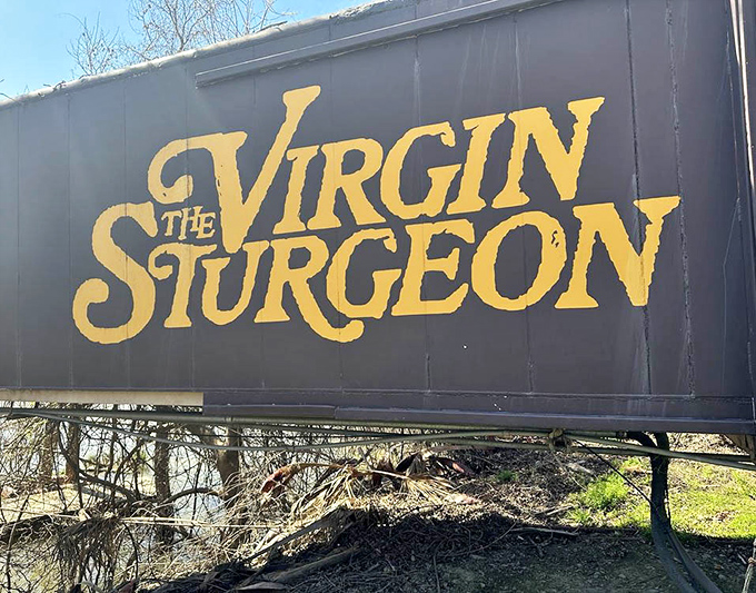 The bold golden lettering against the dark exterior isn't just signage&mdash;it's a promise of the distinctive experience waiting inside.