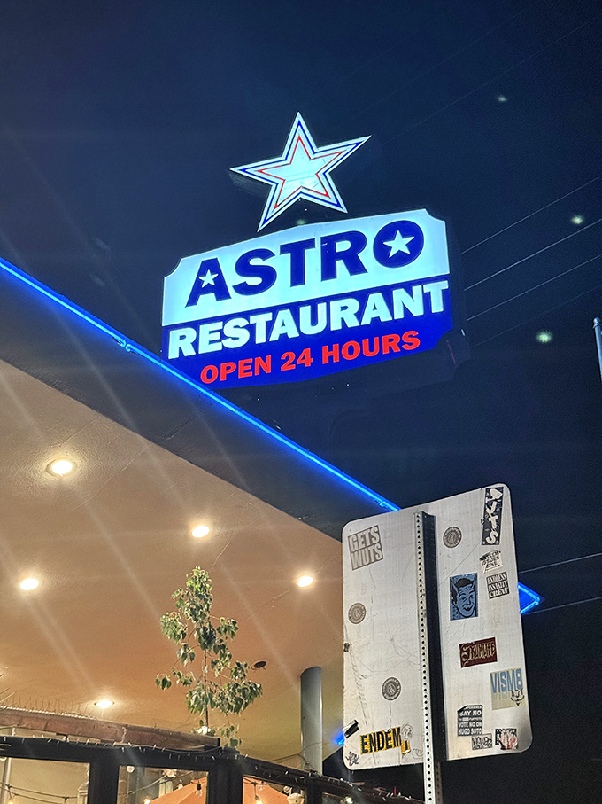 OPEN 24 HOURS might be the three most beautiful words in the English language when you're craving Polish sausage at 3 AM. 