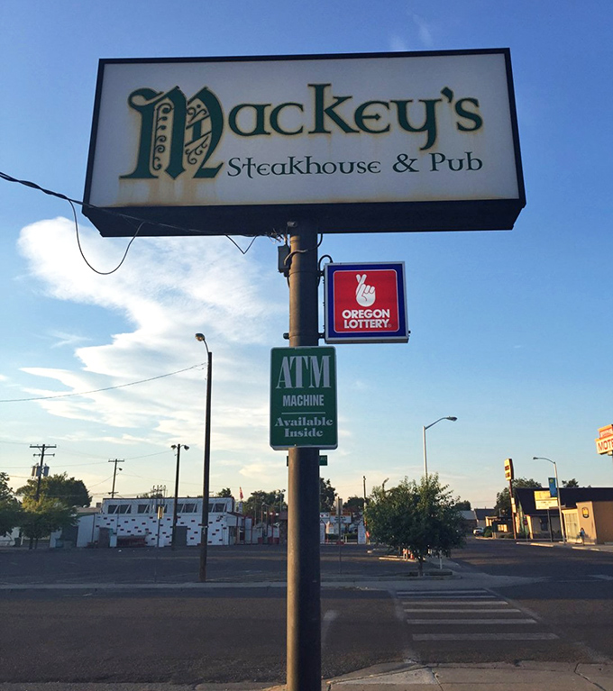 The classic signage stands as a beacon for hungry travelers—part landmark, part promise of the memorable meal that awaits just inside.