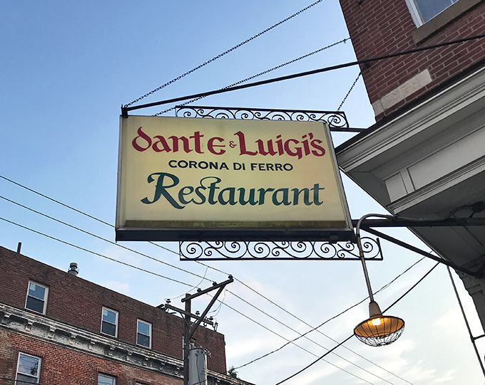 The vintage sign hanging above Dante & Luigi's has guided hungry Philadelphians to pasta paradise for generations. Some landmarks need no update.