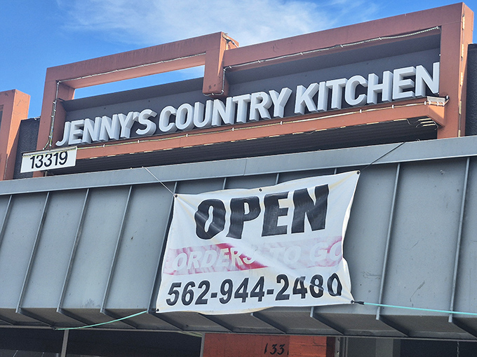 The sign that's guided hungry Whittier residents to breakfast bliss since 1972 &ndash; a beacon of hope for empty stomachs.