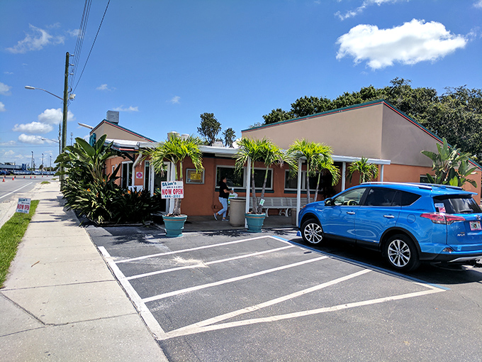 Slim's Bar-B-Q's unassuming exterior hides what locals know well: sometimes the best food comes from places that spend more time on recipes than renovations.