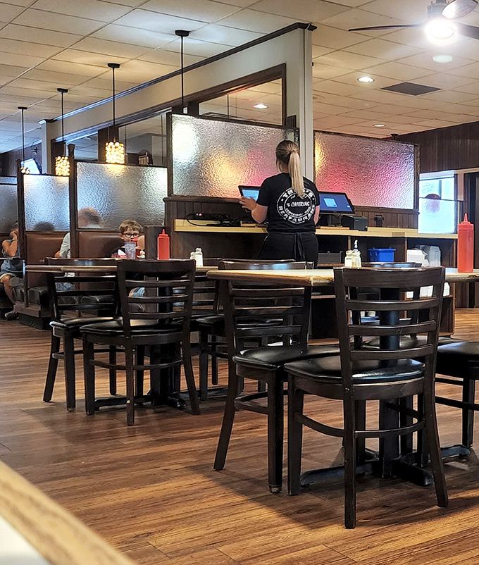Where the magic happens&mdash;staff efficiently orchestrating the dining experience with the practiced rhythm of people who truly know their craft.