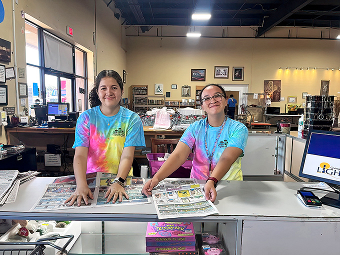 The friendly faces of thrift store magic-makers who transform donations into community support, one treasure-filled shopping trip at a time.