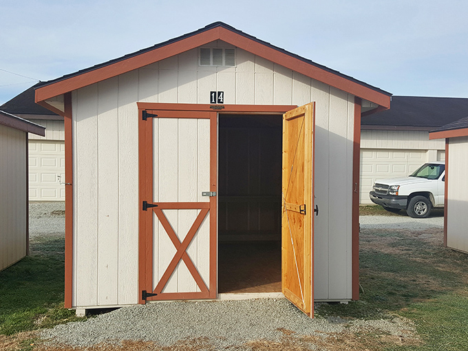 Not just a shed&mdash;a blank canvas of possibilities. This humble structure could become your workshop, she-shed, or hideout from family game night.