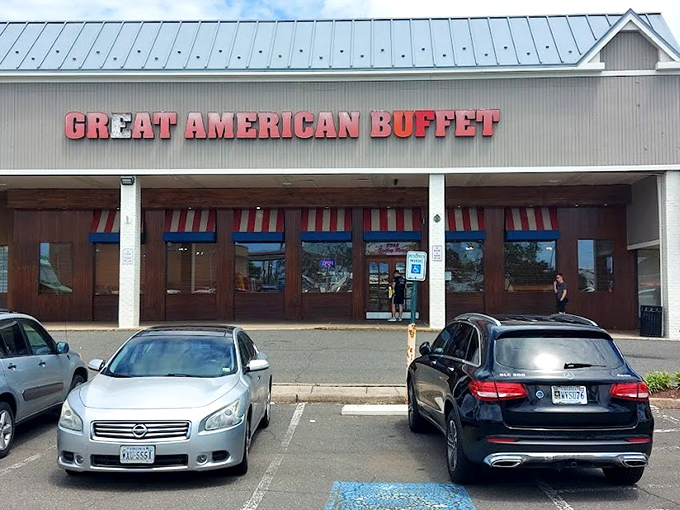 The exterior view that has launched a thousand food quests. Cars in the parking lot tell the real story&mdash;locals know where to eat.