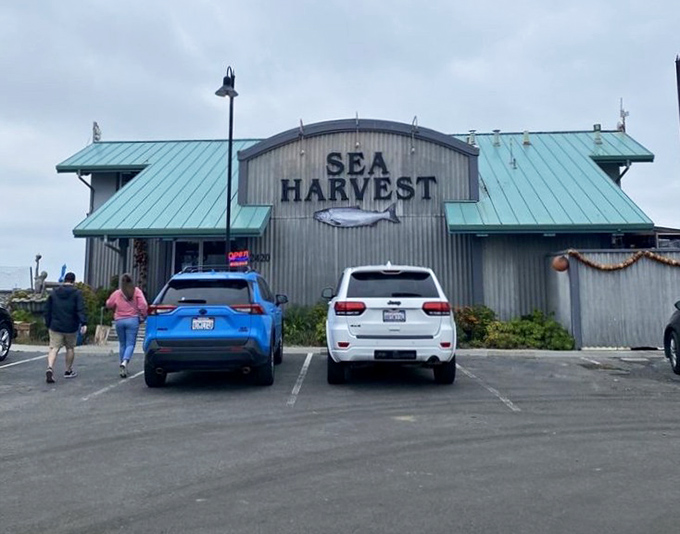 From the parking lot, it looks like any other coastal building. But locals know this unassuming structure houses some of California's finest seafood treasures.