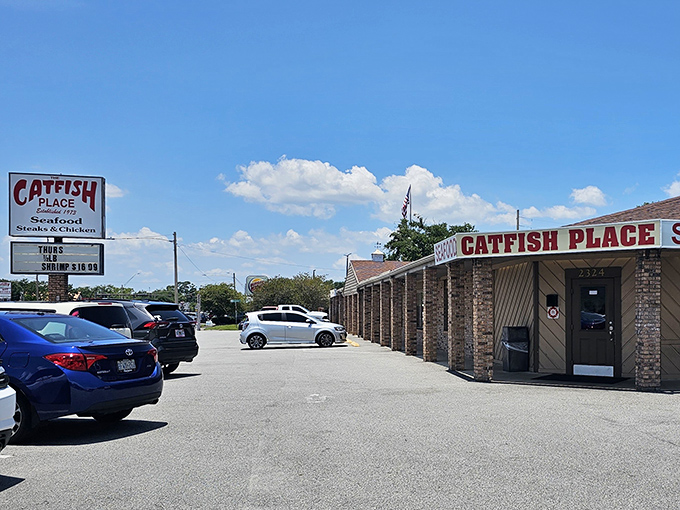 Under the bright Florida sky, this modest storefront has been fulfilling seafood cravings for decades&mdash;proof that greatness doesn't require fancy architecture.