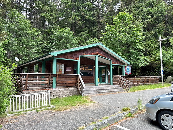 The visitor center: part ranger station, part treasure trove of local knowledge, zero pretension.
