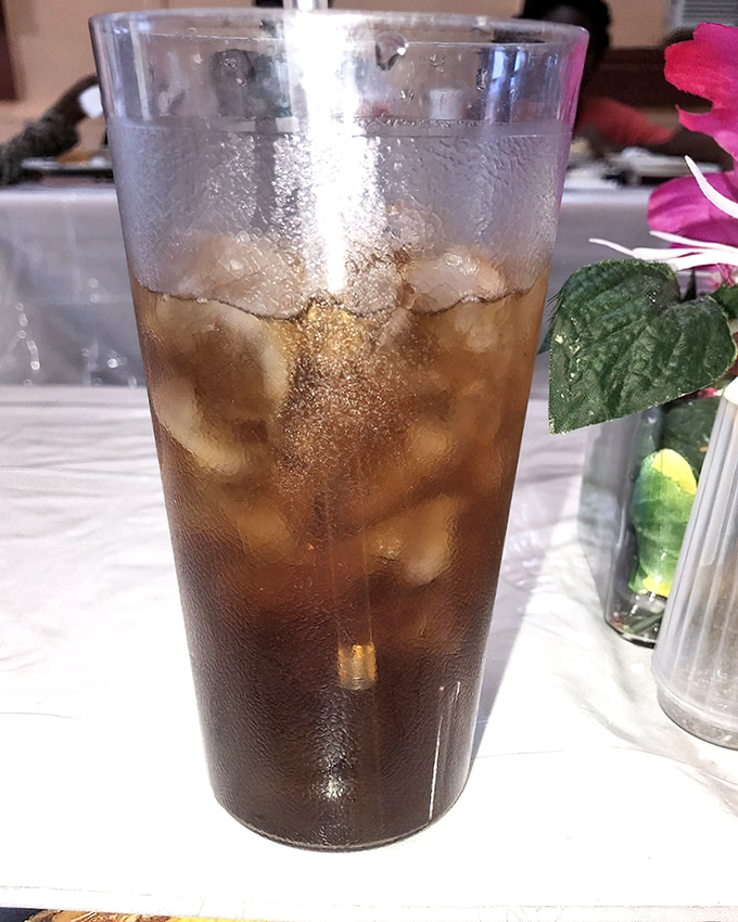 A tall glass of sweet tea - the unofficial beverage of the South and the perfect companion to cut through all that savory goodness.