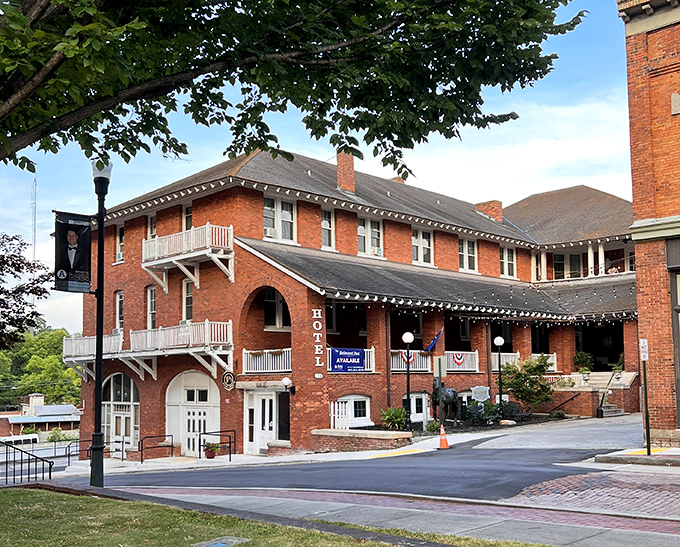 The Belmont Inn stands as Abbeville's grand dame of hospitality, her brick facade and string lights promising comfort with a side of history.