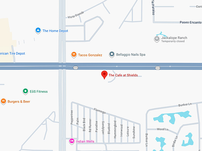 15. the cafe at shields map