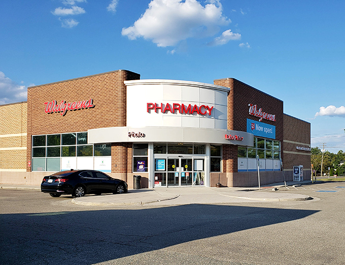Even the chain stores in Farmville manage to blend into the town's aesthetic, proving that practicality and charm aren't mutually exclusive.