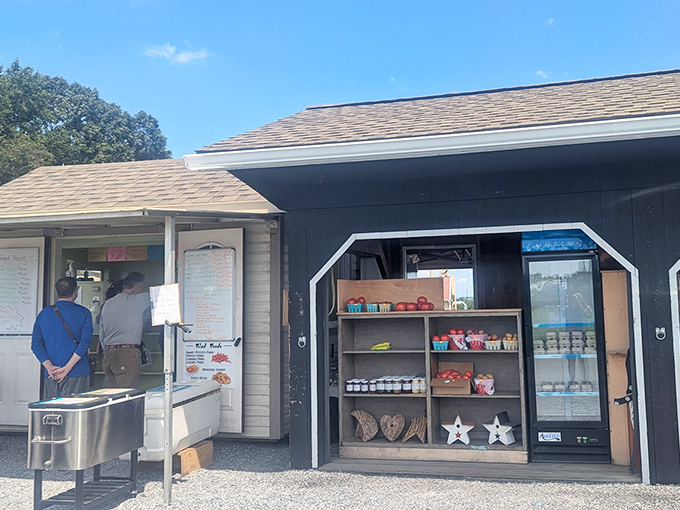 The original self-checkout. This Amish farm stand operates on the radical business model of trust and homegrown goodness.