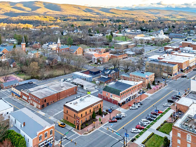 From above, Wytheville reveals its perfect proportions&mdash;a walkable downtown surrounded by mountains, where affordable living doesn't mean sacrificing beauty.