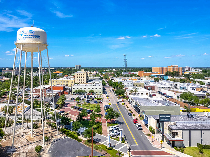Winter Haven from above reveals the perfect balance &ndash; enough development to be convenient, enough nature to be beautiful.