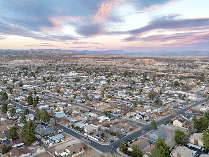 From above, Cottonwood reveals its perfect retirement proportions&mdash;small enough to feel like home, large enough to never bore you.