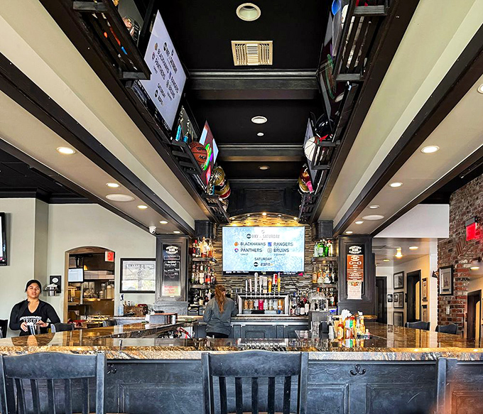 A bar that understands its mission: provide liquid refreshment to offset the glorious meat sweats you're about to experience.