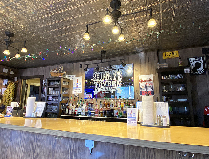 Where everybody might not know your name yet, but they soon will. The well-worn bar counter at Skinny's invites you to pull up a stool and become part of the tavern's ongoing story.