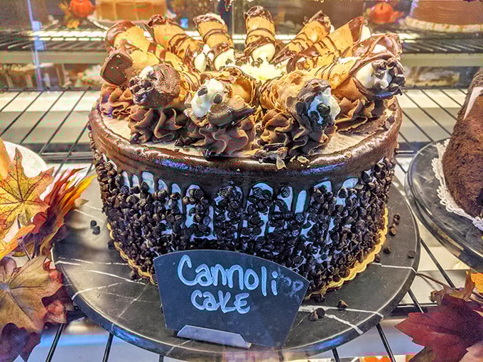 The "Cannoli Cake" isn't just dessert, it's a celebration &ndash; where Italian pastry tradition meets American birthday cake in a chocolate-studded masterpiece.