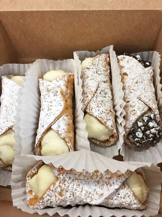 Cannoli so authentic they should come with their own passport &ndash; crisp shells giving way to creamy, sweet ricotta filling that transports you straight to Sicily.