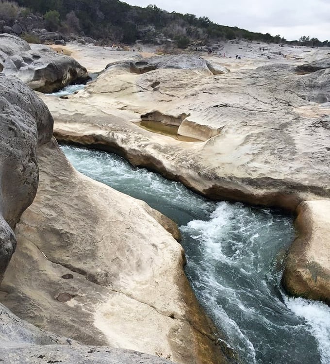 Water finding its path of least resistance creates nature's most mesmerizing highway. Hypnotic enough to make you forget your phone exists.