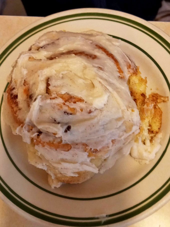 The cinnamon roll at Bud's isn't just breakfast&mdash;it's an architectural marvel of swirled dough and icing that demands to be photographed before devoured.
