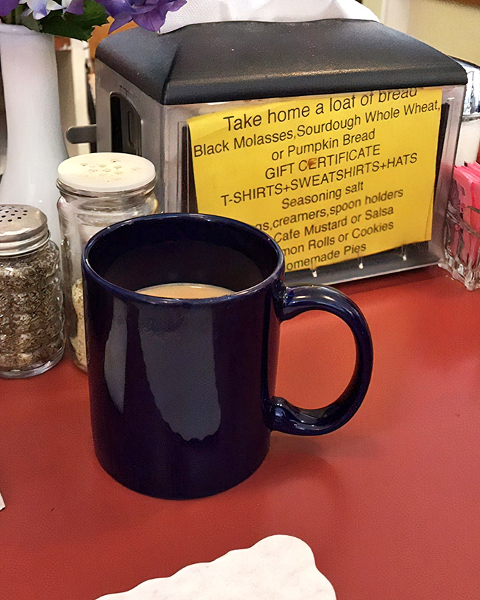 Coffee that keeps conversations flowing and morning energy levels properly caffeinated for coastal adventures.