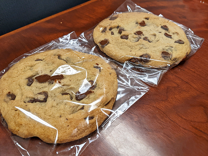 Chocolate chip cookies the size of small planets&mdash;the perfect sweet finale to a sandwich experience that's already reached legendary status.