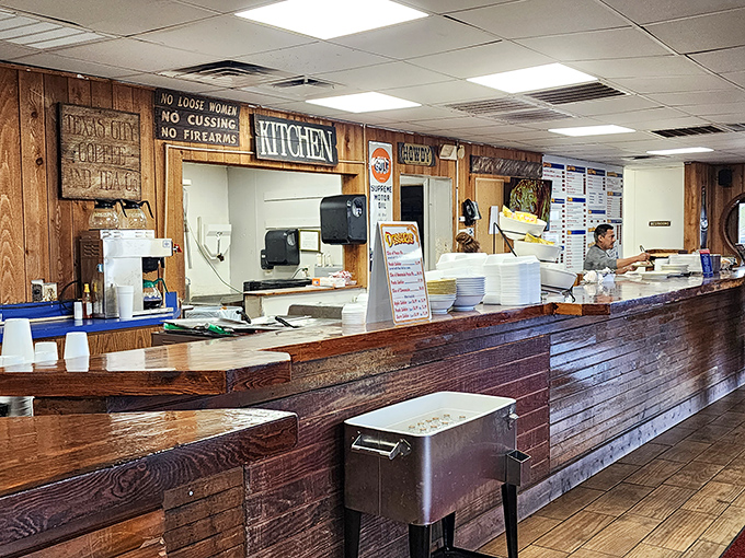 Where the magic happens&mdash;a counter that separates anticipation from satisfaction. The gateway to smoked meat paradise.