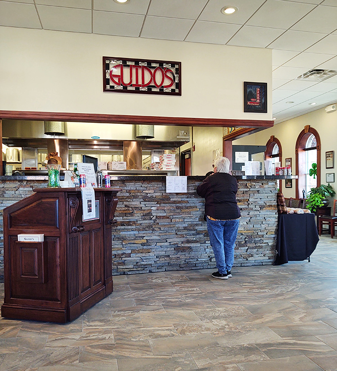 Where the magic begins&mdash;a stone-faced counter that's witnessed countless takeout orders, first dates, and "we're too tired to cook" Tuesday nights.