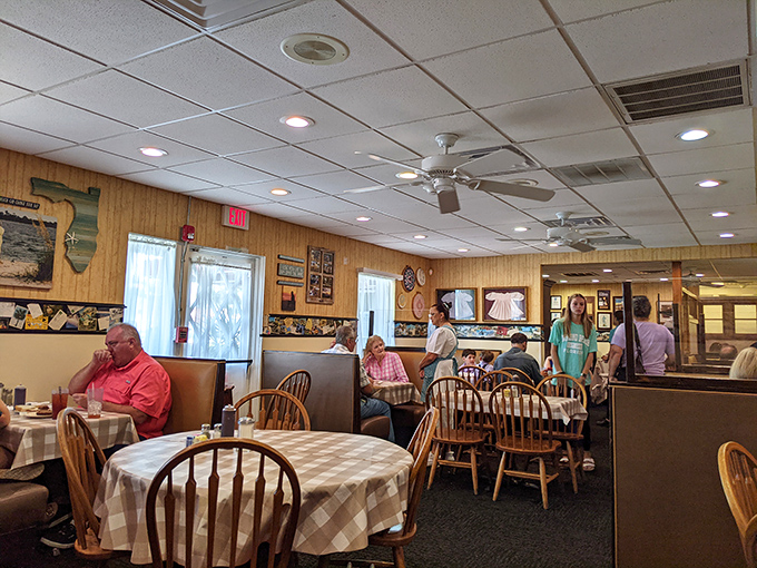 The dining room hums with the universal language of satisfaction. Every nodding head and clean plate tells the same story: "This was worth the drive."