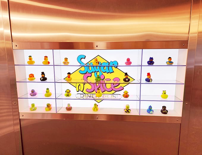 Not just decoration &ndash; these ducks are tiny guardians of breakfast tradition, silently judging anyone who doesn't clean their plate.