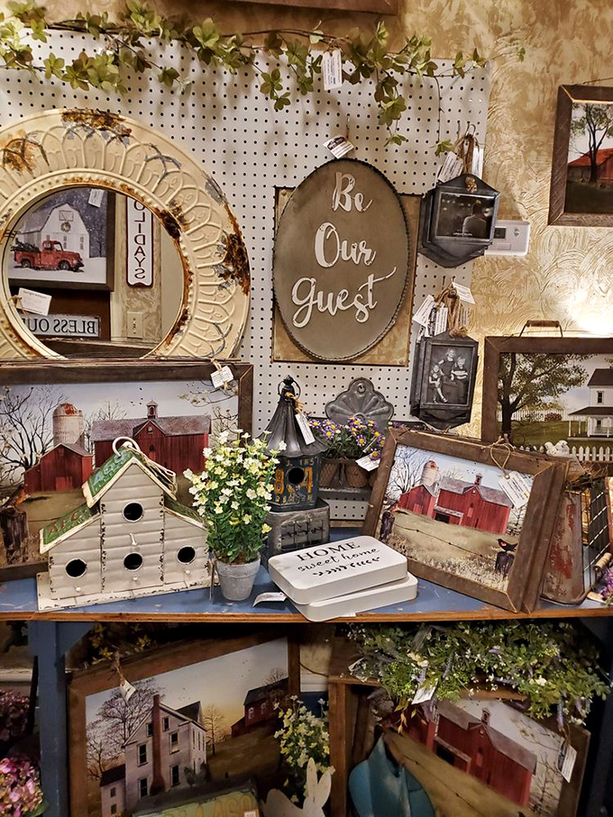 A farmhouse fantasy wall that Joanna Gaines would approve. "Be Our Guest" indeed&mdash;these rural-inspired pieces invite you into a simpler time.