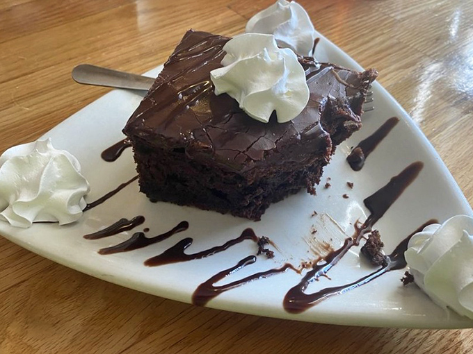 This chocolate dessert doesn't just end the meal &ndash; it provides the perfect sweet finale to a symphony of seafood, leaving you planning your return visit.