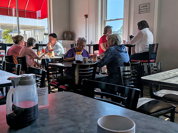 The true measure of a great local spot: tables filled with regulars who've turned breakfast outings into a cherished ritual. Community served alongside coffee.