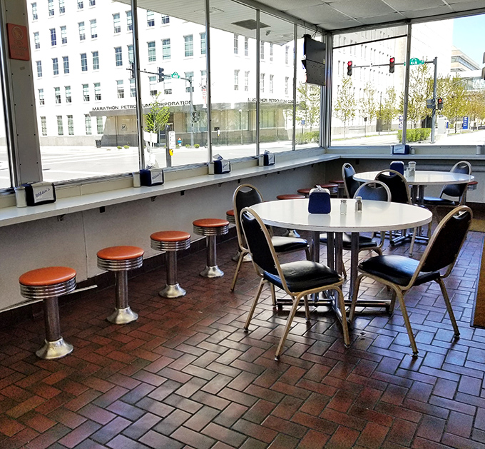 The dining area's no-nonsense charm says, "We put our energy into the food, not fancy decor"&mdash;and we're all better for it.