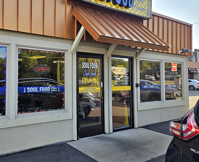 The entrance to flavor paradise&mdash;where the only password required is an appetite for soul-satisfying comfort food that'll keep you coming back.