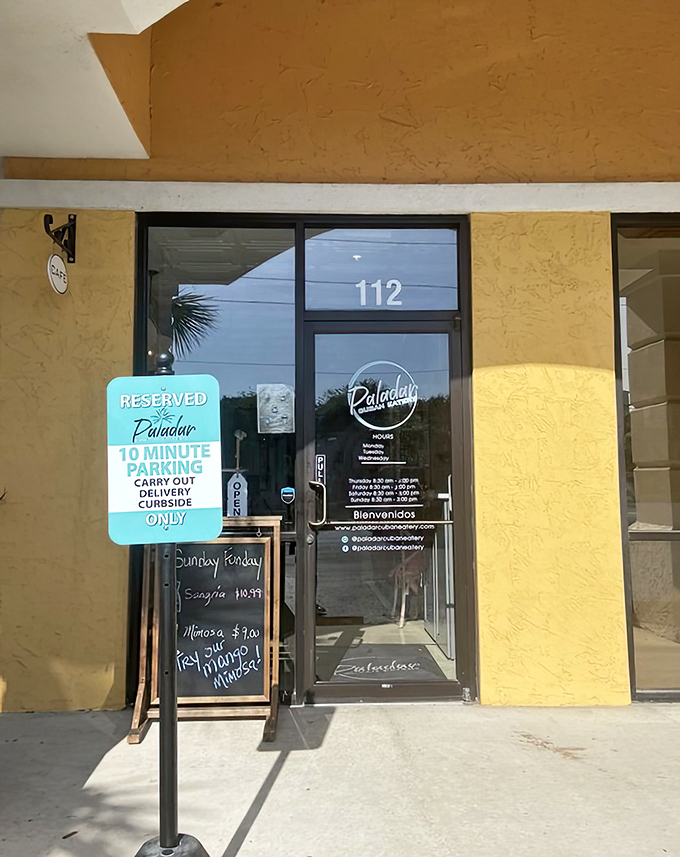 The entrance sign might say "10-minute parking," but trust me – you'll want to stay much longer once those aromas hit you.