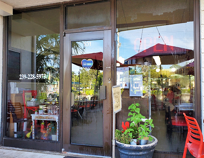 The unassuming entrance belies the flavor explosions waiting inside. Like a culinary speakeasy, only the knowing will enter and be rewarded.