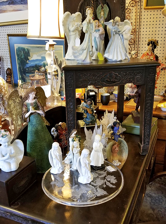 Angel figurines standing guard over memories. For collectors, these aren't just porcelain&mdash;they're the guardians of sentiment and nostalgia.