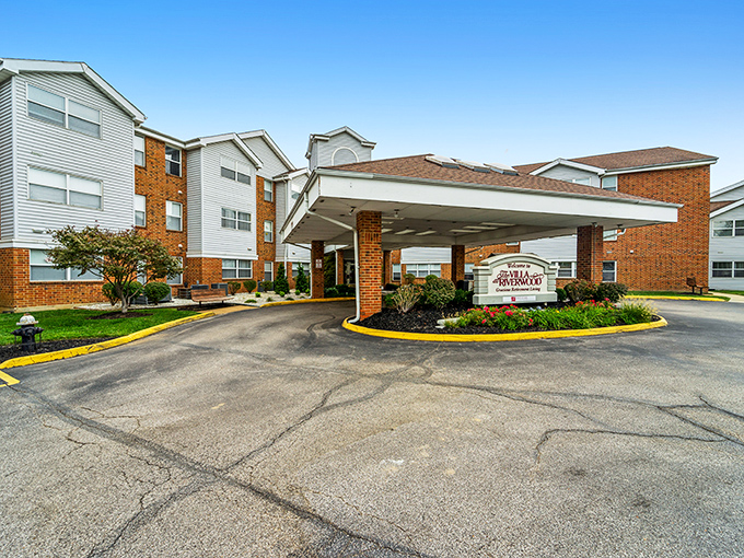 First impressions matter, and The Villa's welcoming entrance sets the tone for what awaits inside: a community that feels like coming home.