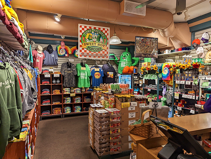 The gift shop: where you can take home a taste of Tony Packo's magic. Because sometimes a t-shirt and a jar of pickles are the perfect souvenirs.