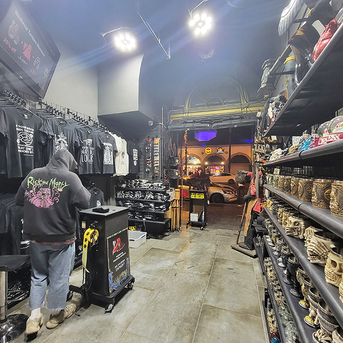 From horror to humor in one doorway&mdash;the gift shop offers whimsical mementos of mankind's darkest chapter. "I survived the Medieval Torture Museum" takes on new meaning.