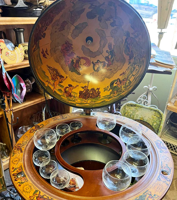 Not just a bar but a conversation piece with a geography lesson built in&mdash;perfect for armchair travelers with sophisticated thirsts.