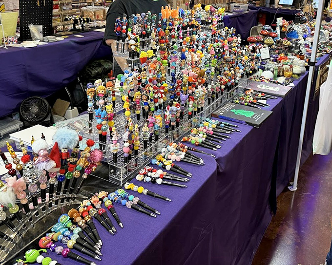 Beaded pen paradise! These functional art pieces make signing checks feel like a special occasion&mdash;who knew office supplies could spark joy?