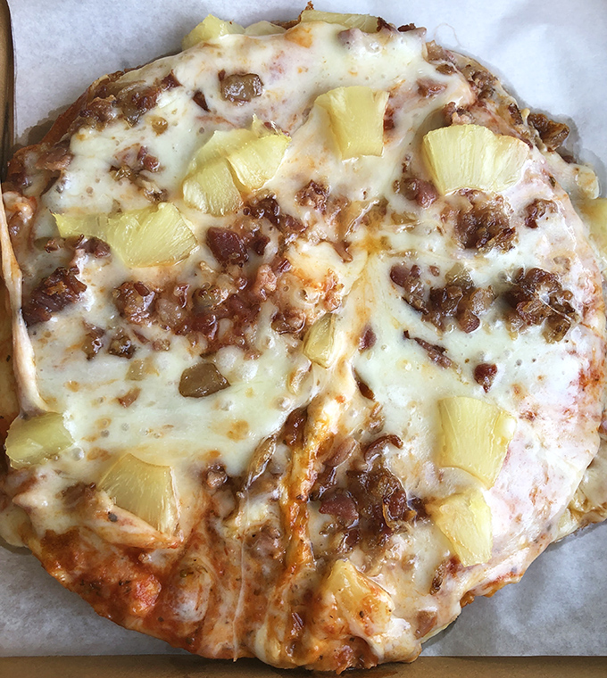 Pizza gets the Cuban treatment with melted cheese, savory ground beef, and sweet pineapple&mdash;a cultural mashup that somehow makes perfect, delicious sense.